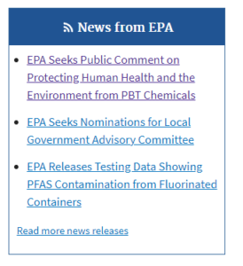 EPAがTSCAの5つのPBT物質への規則で追加パブリックコメント募集 | 化学物質管理の話